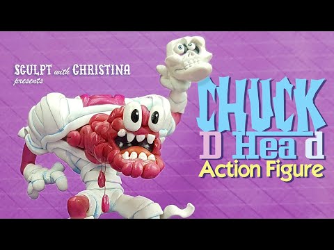 Sculpting Chuck D Head - YouTube