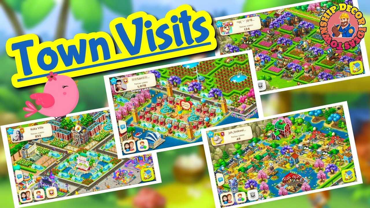 Town Visits || Beautiful Town Decoration Ideas || Township - YouTube