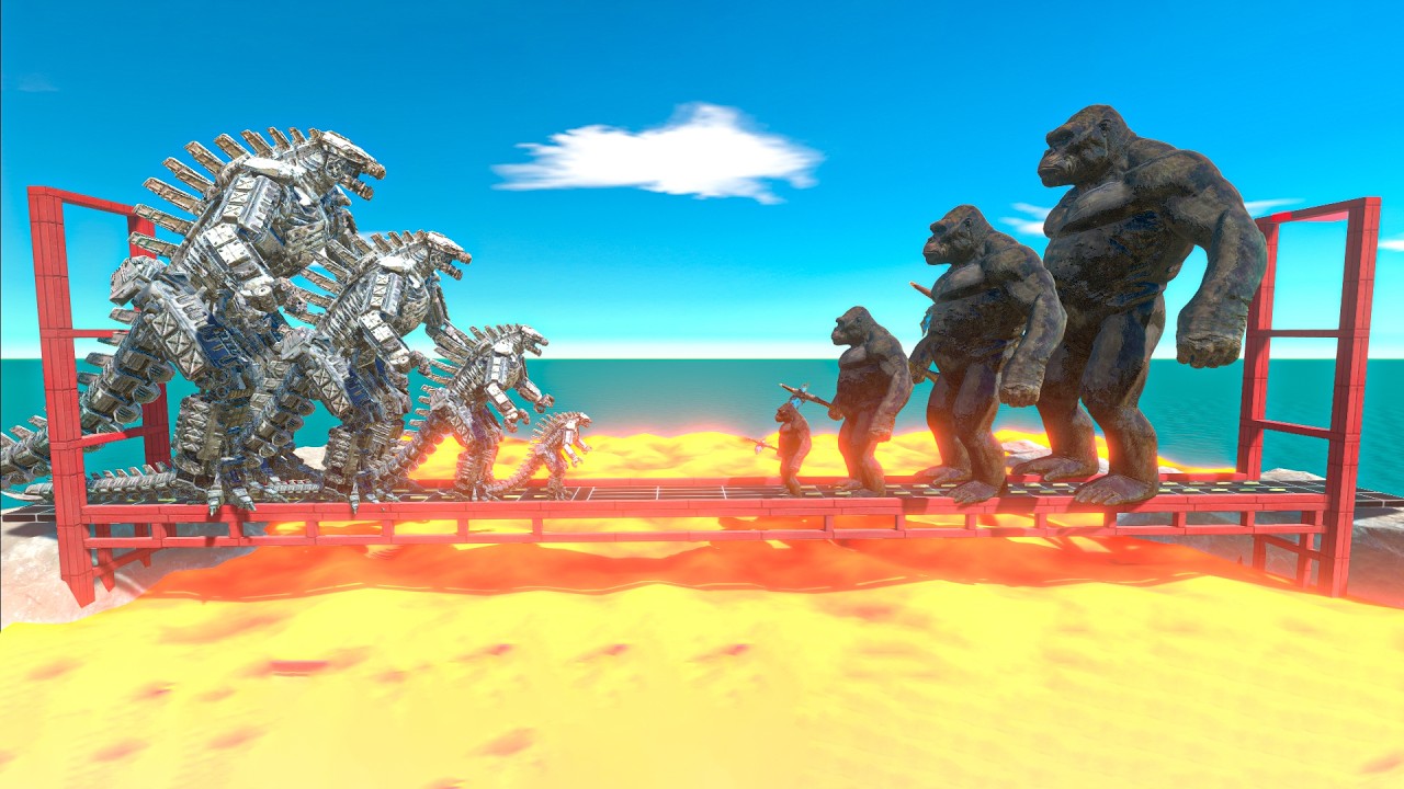 4V4 EPIC BATTLE - Animal Revolt Battle Simulator - YouTube