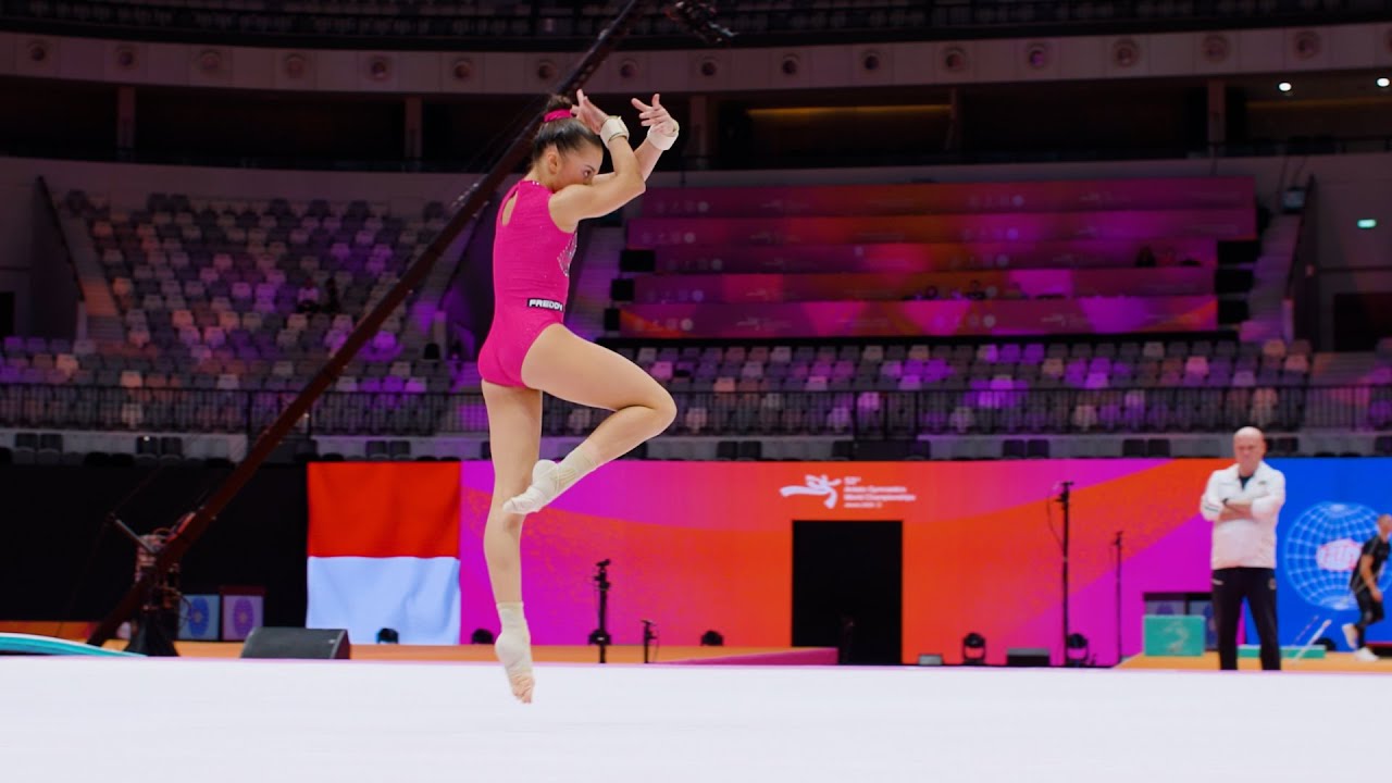 Giulia Perotti (ITA) - FX - Podium Training - 2025 World Championships ...