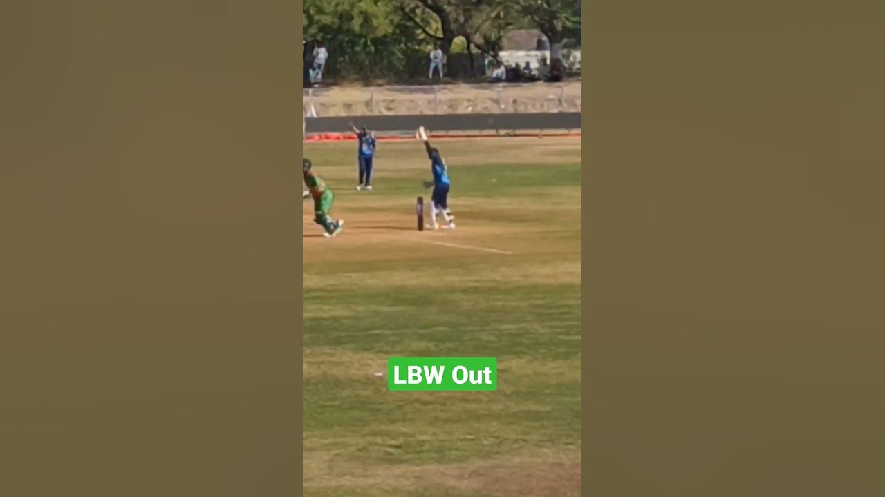#Wicket #LBW out - YouTube