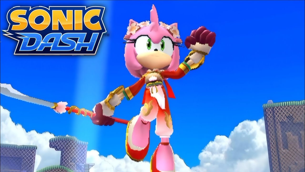 Sonic Dash - Blossom Amy Showcase Gameplay - YouTube
