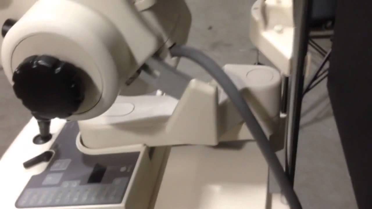 Topcon TRC-50EX Non-Mydriatic Fundus Camera - YouTube