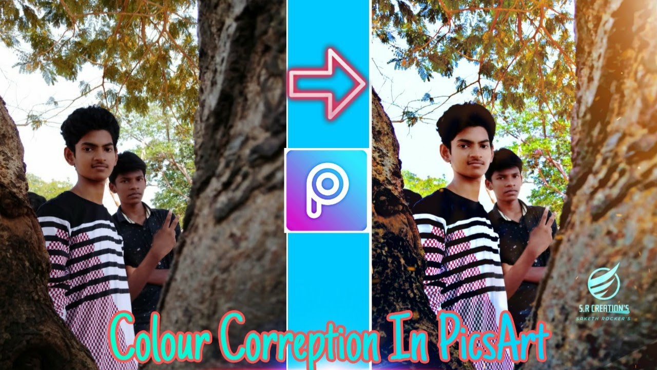 Colour correption in pics 🎨🎨 🎭💕 - YouTube