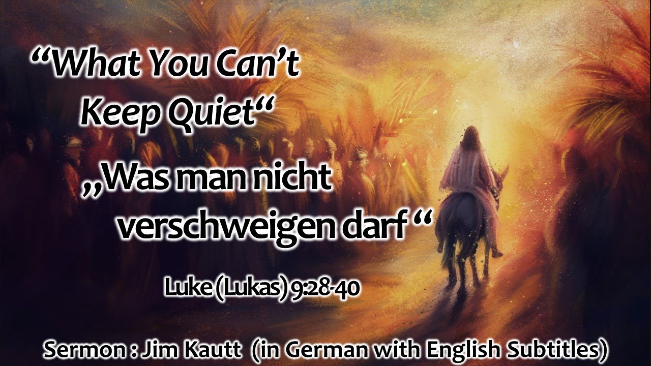 “What You Can’t Keep Quiet" /„Was man nicht verschweigen darf" - Luke ...