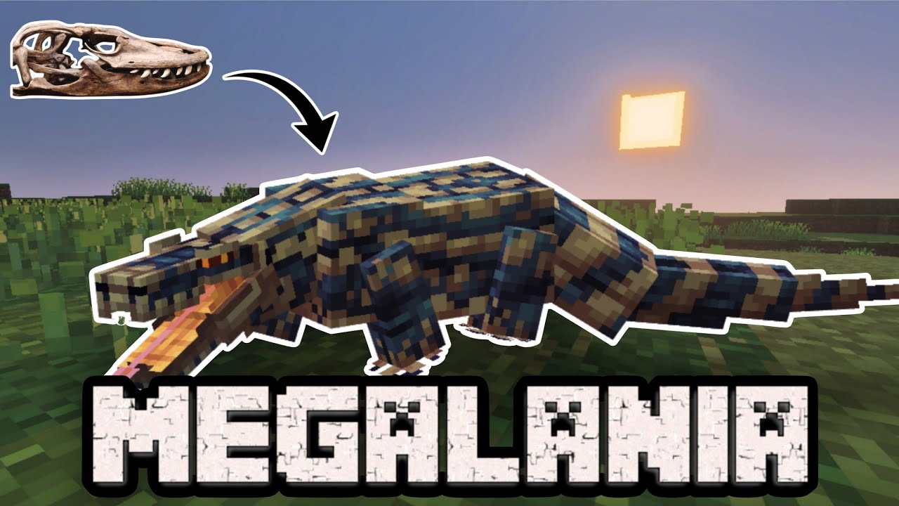 Komodo australia!!. Megalania minecraft #prehistoric #minecraft - YouTube