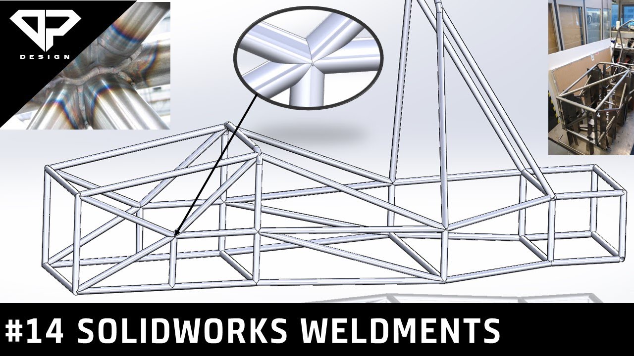 Learning Solidworks #14 : Solidworks Weldments | FSAE Frame Example ...