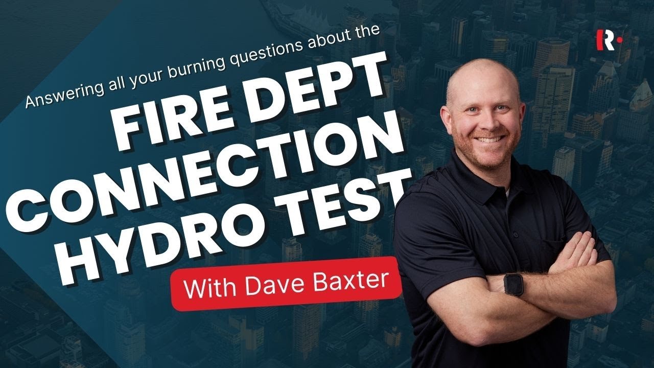Fire Department Connection Hydrostatic Test with Dave Baxter - YouTube