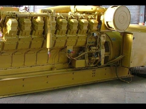 Monster Badass Diesel Engine with 4 turbos runnin hard! - YouTube