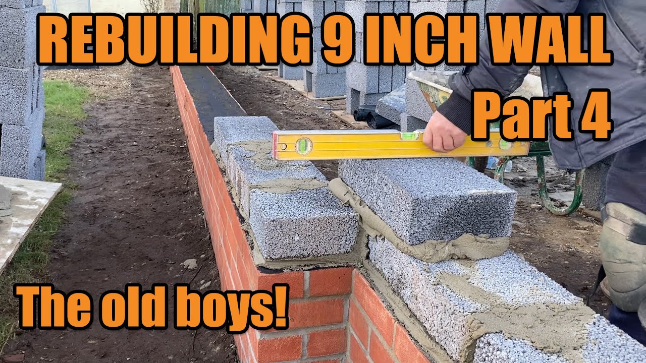 Bricklaying machines! | Rebuilding 9 Inch wall part 4 - YouTube
