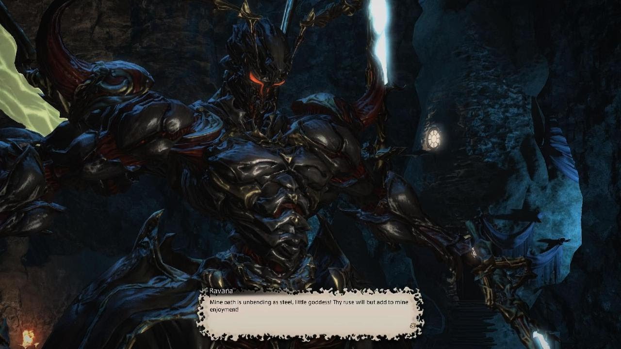 FINAL FANTASY XIV Online - Ravana vs. Full Party - YouTube
