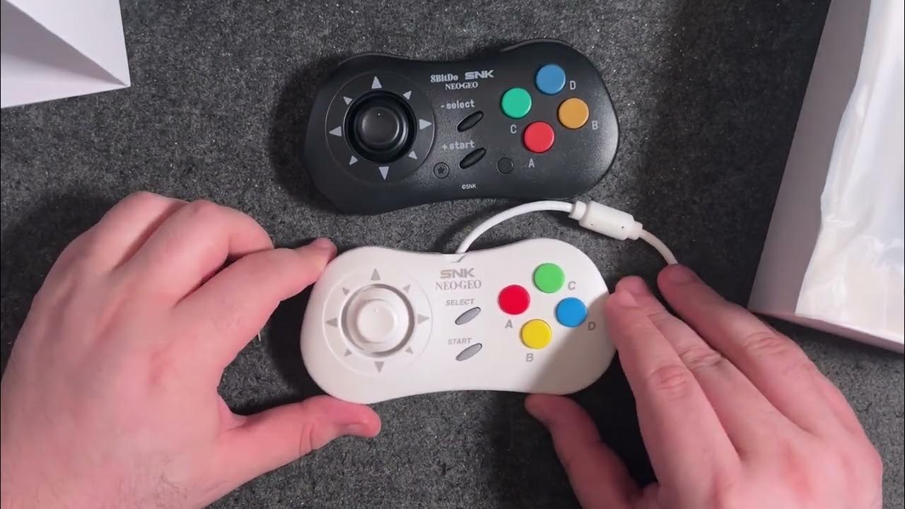 8BitDo Neo Geo Controller Unboxing and First Impressions - YouTube