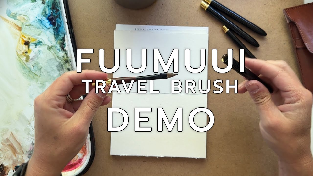 Fuumuui Travel Brush Set - Demo - YouTube