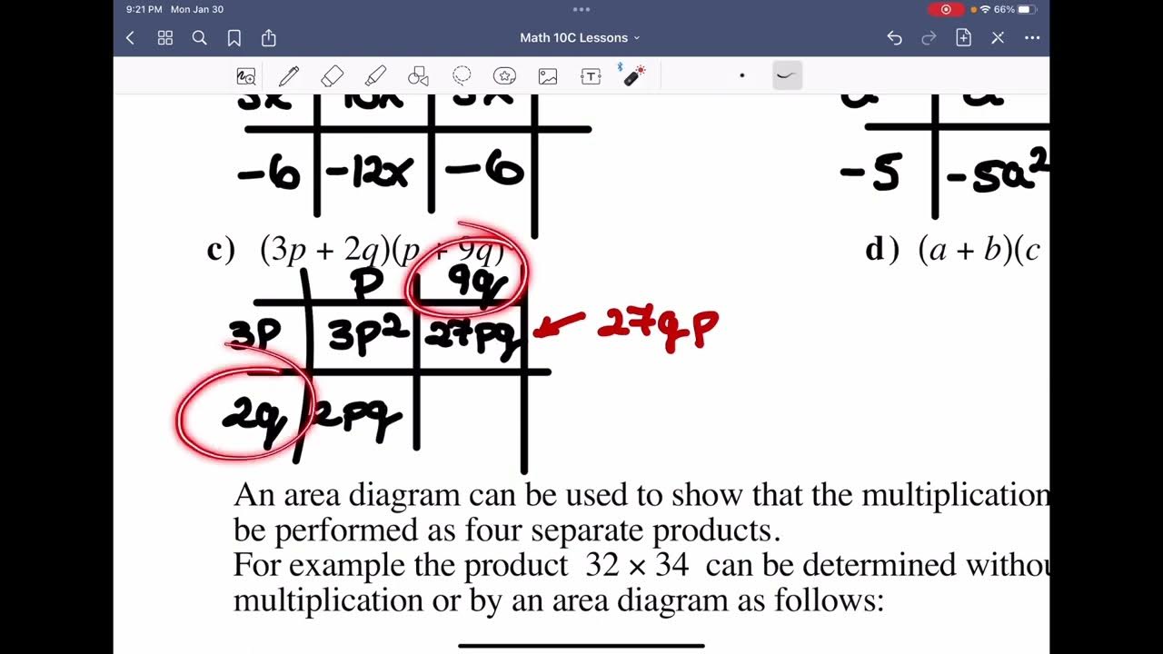 Math 10C Unit 1 Polynomials L3: Multiplication of Two Binomials - YouTube