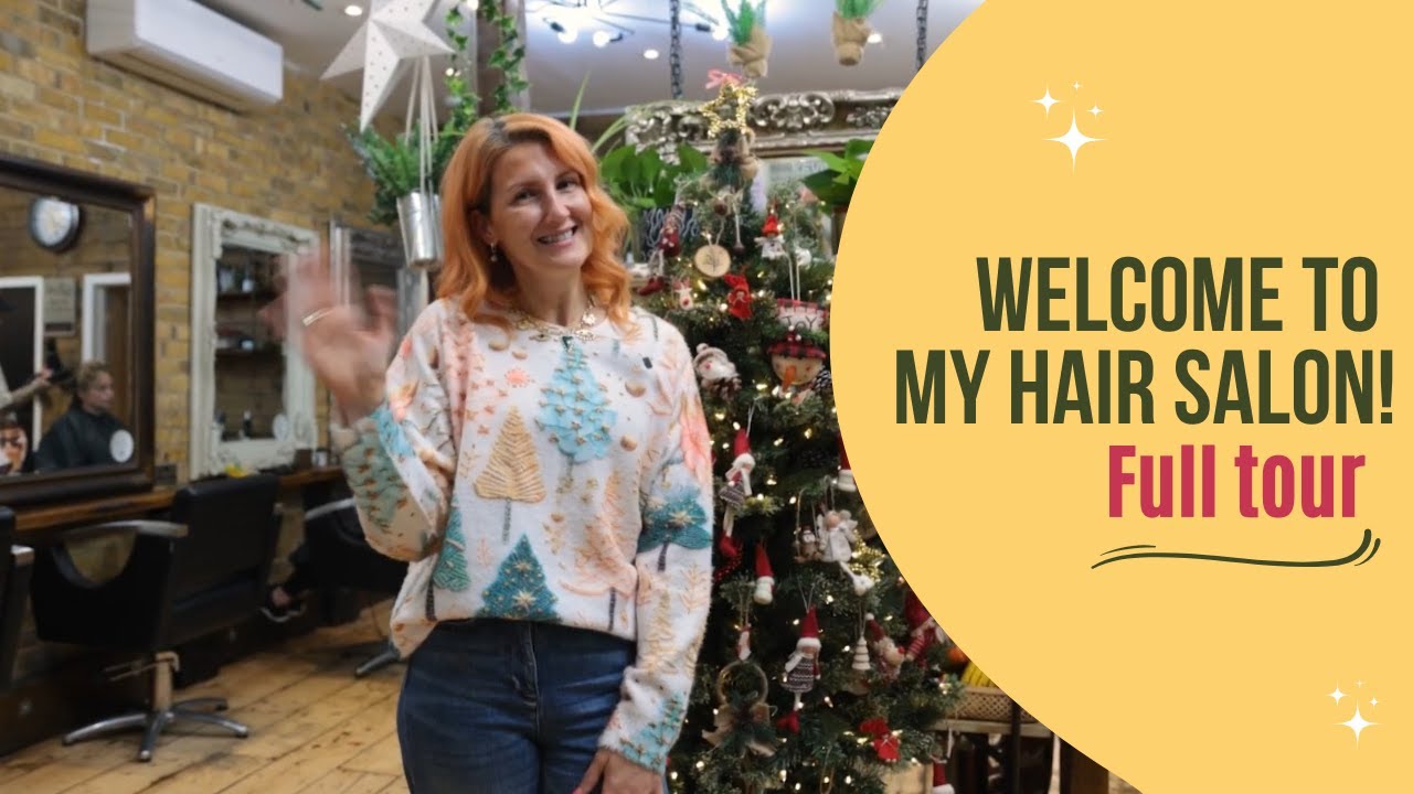 Come with me on a tour of my hair salon! - YouTube