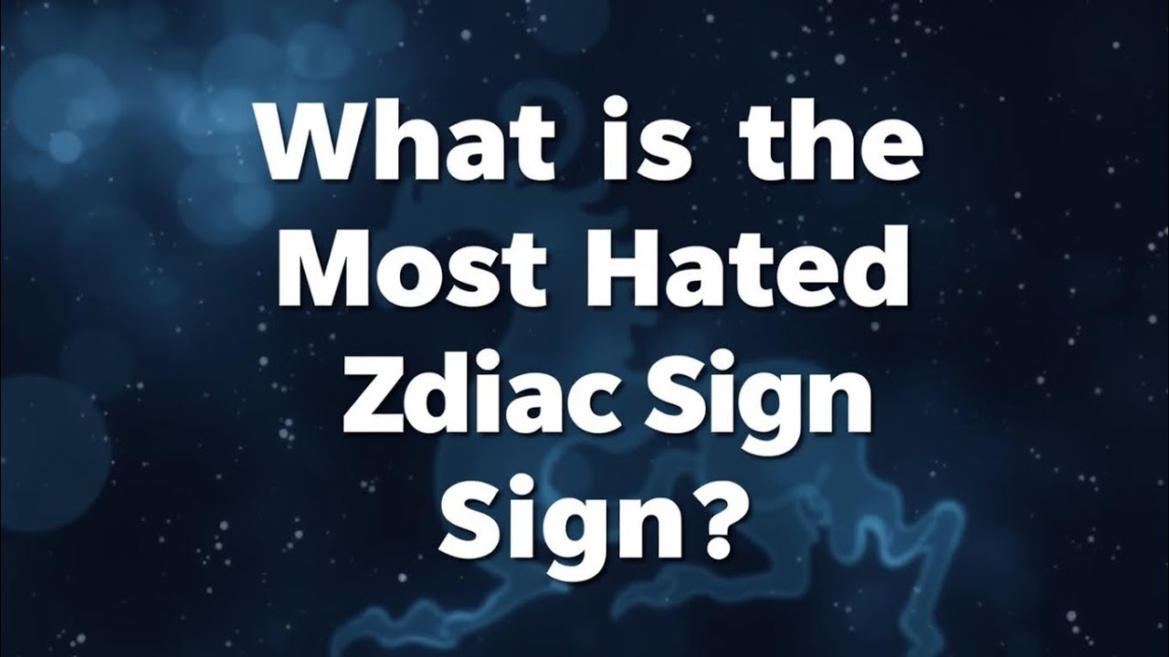 What is the Most Hated Zodiac Sign - YouTube