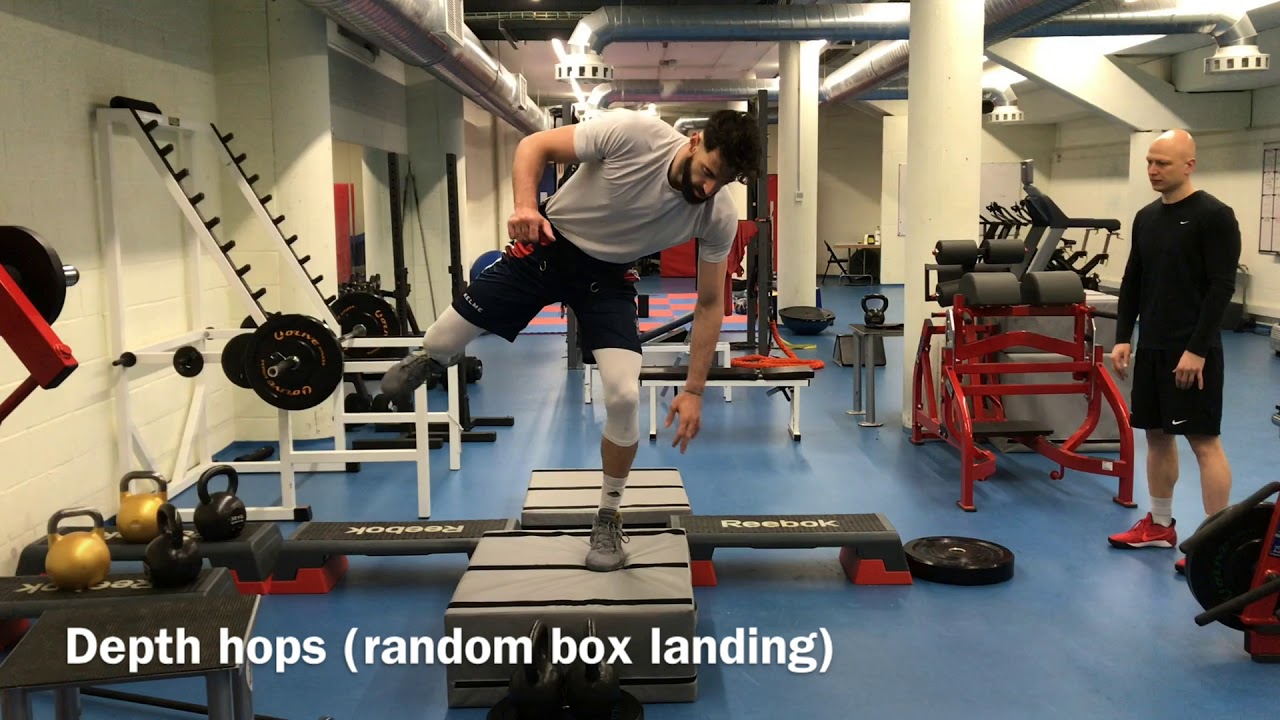 SINGLE LEG STRENGTH/POWER/BALANCE with Bulgarian squats and depth hops ...