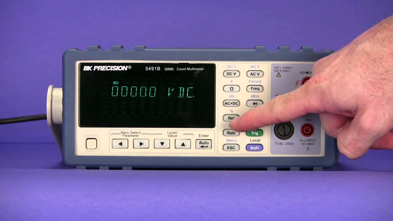 BK Precision 5491B Digital Multimeter - YouTube