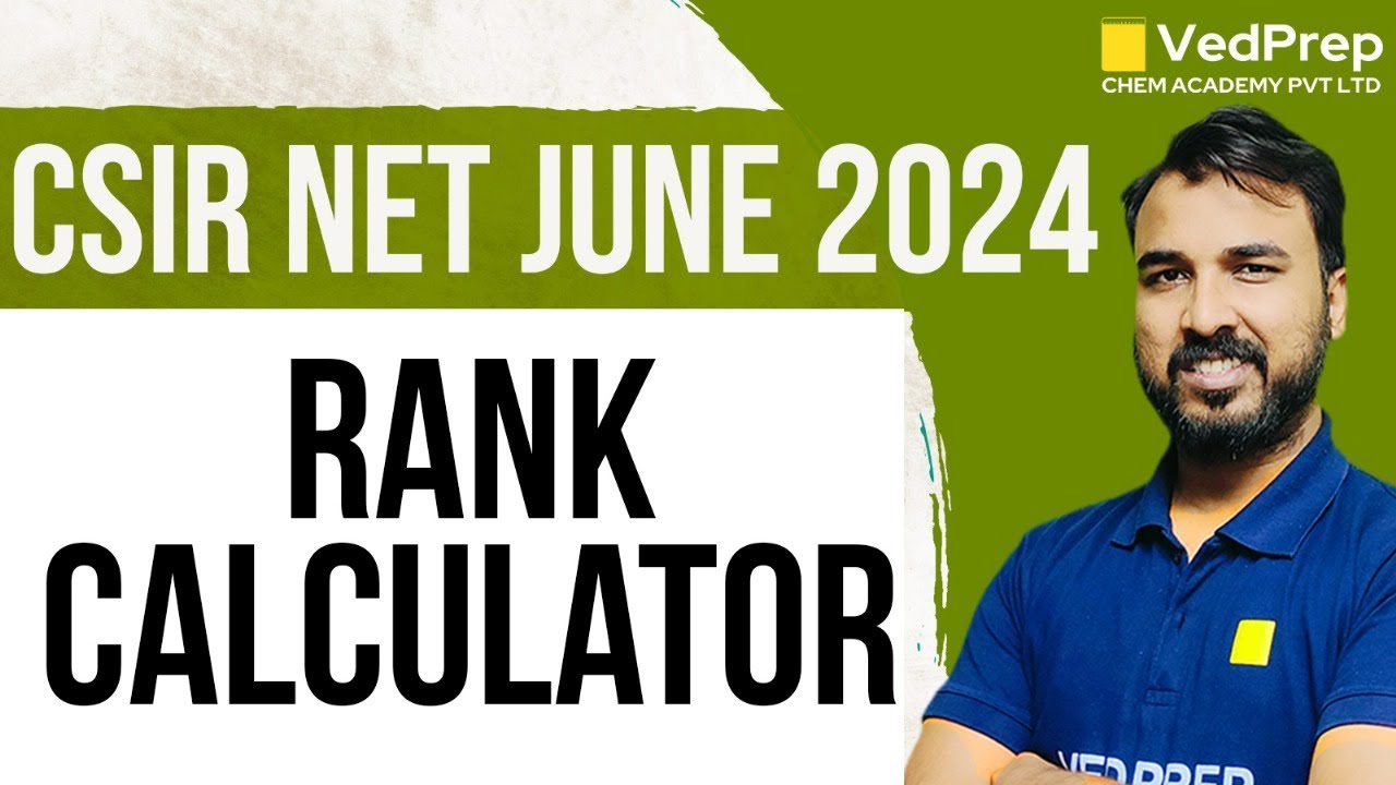 CSIR NET June 2024 Rank Calculator | Rank Hack | Check your Rank Now ...