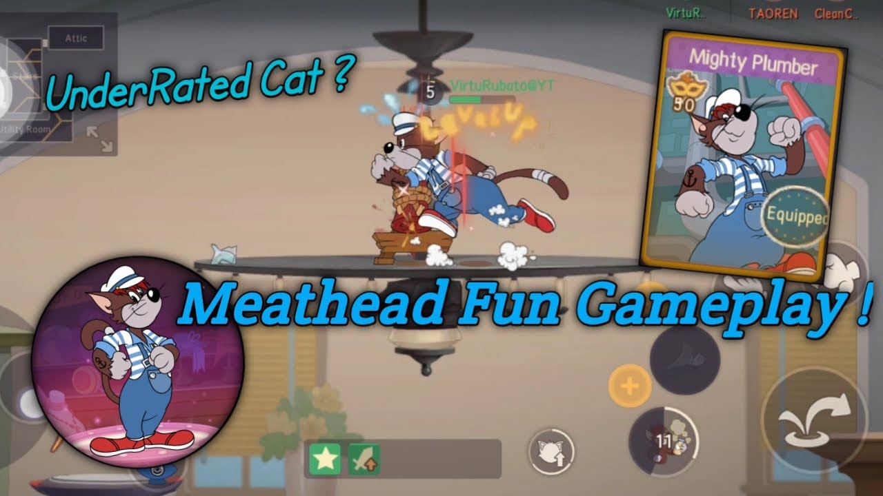 Tom and Jerry Chase (S3) - MeatHead Fun Gameplay ! UnderRated Cat ...