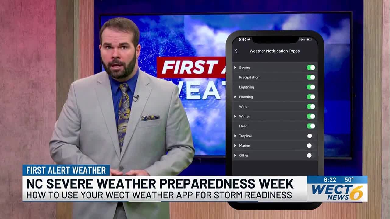Severe Weather Preparedness Week: Learn more about the WECT Weather app ...