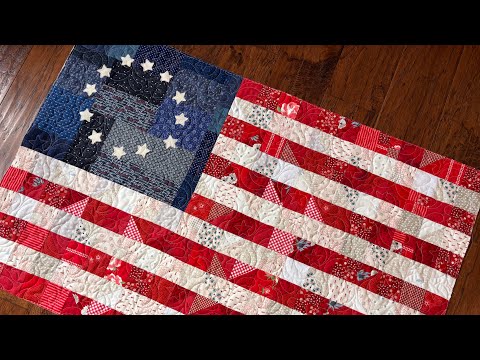 Fig Tree Quilts, Scrappy Americana, Moda Love Charm, Studio 180, Corey Yoder, Sew Sampler -Video 185