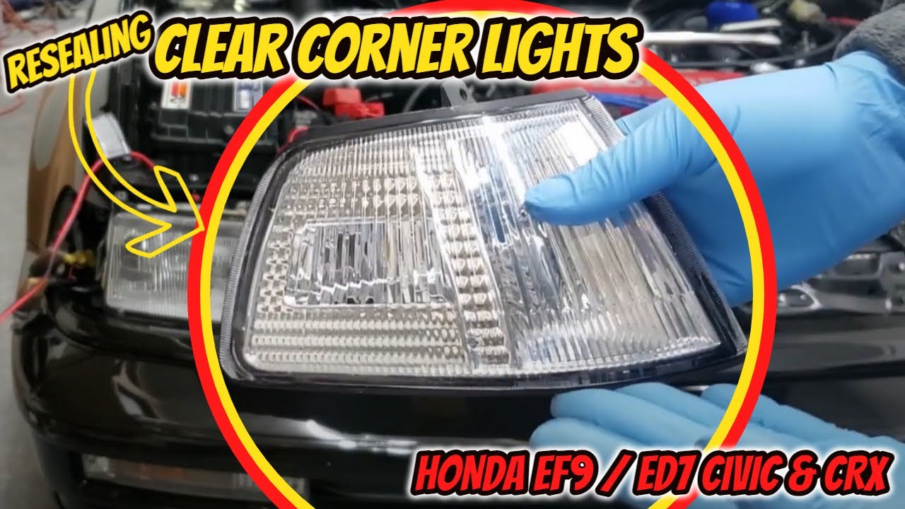 ||HONDA EF9/ED7 88-91 CIVIC & CRX|| Condensation on Lights? Repairing ...