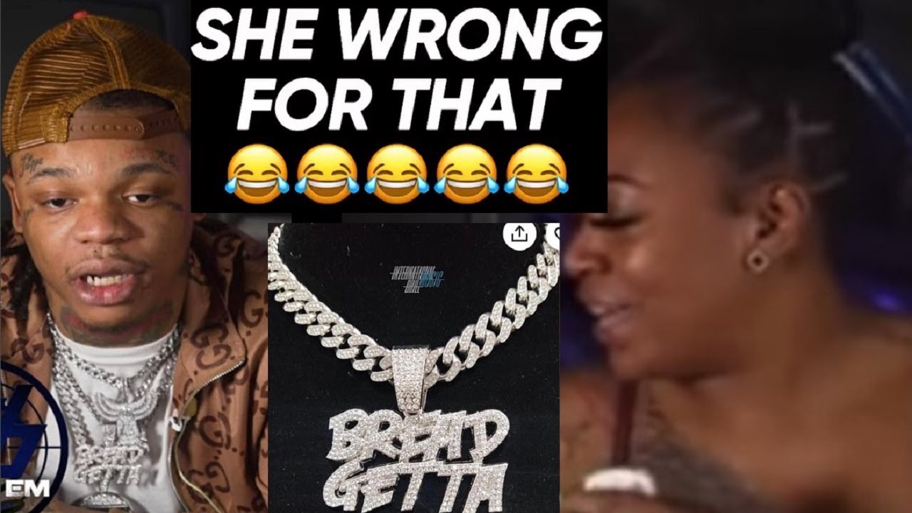 FBG Butta Caught With Fake Jewelry at Interview - YouTube