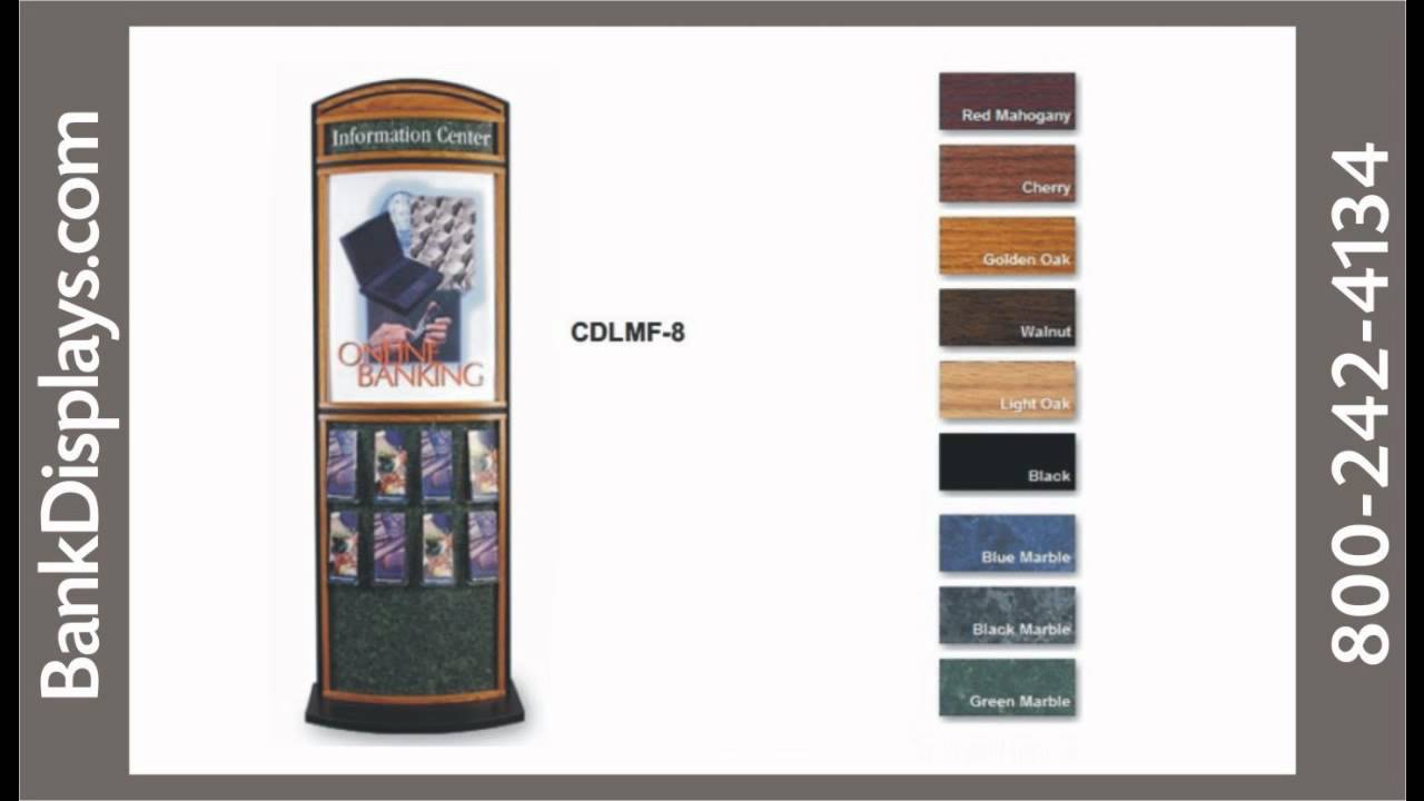 Bank Displays - Credit Union Displays - Floor Brochure & Poster ...