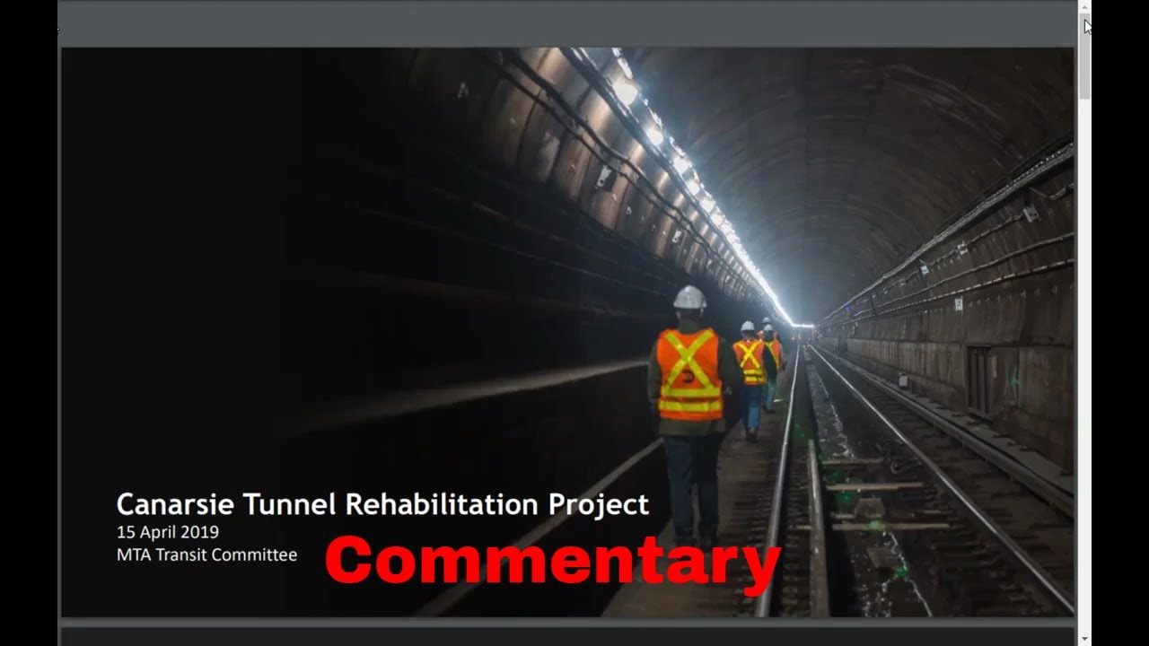 ᴴᴰ⁶⁰ MTA New York City Subway: Canarsie Tunnel Rehabilitation Project ...