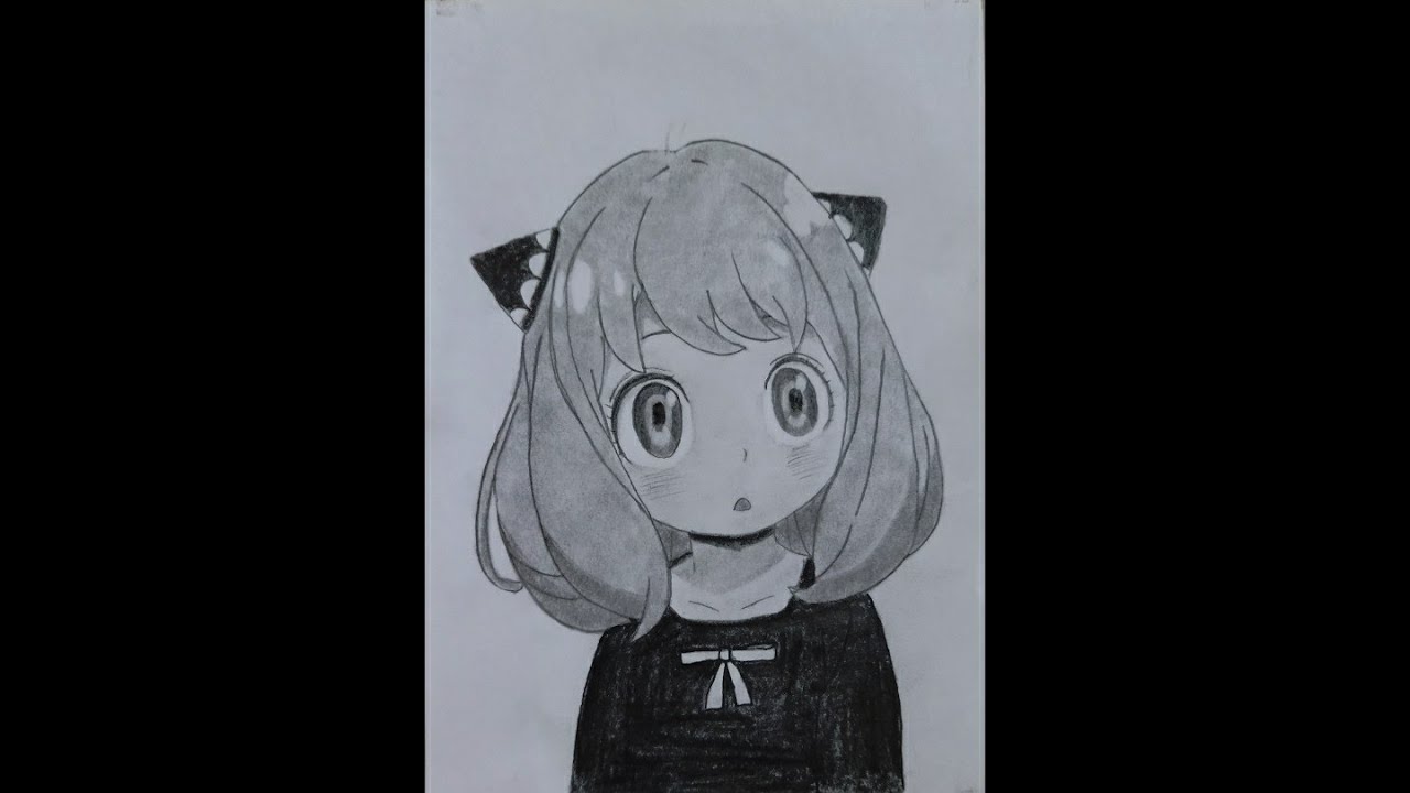 How to draw Anya forger (spy x family)/how to draw anime easy / cute ...