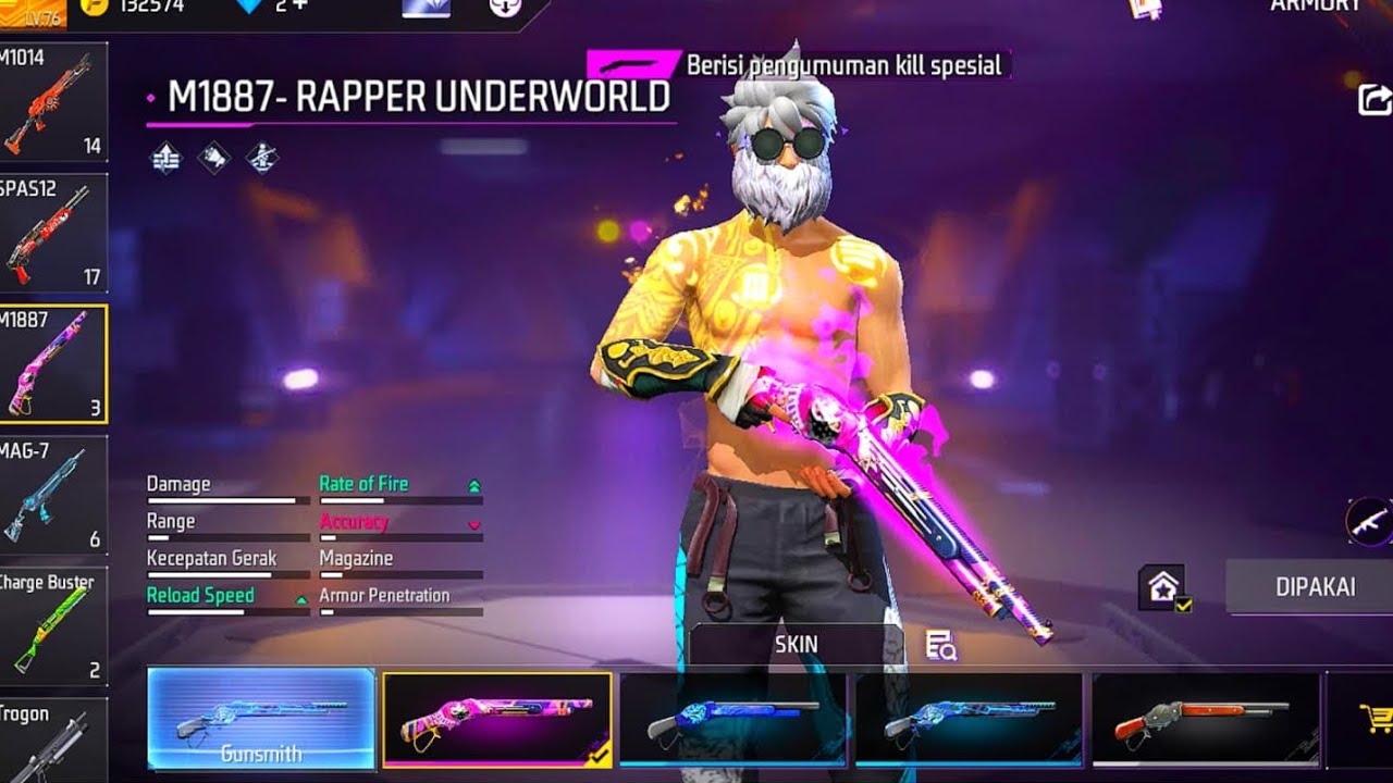 jual akun ff murah semi old ada skin sg ripper harganya pelajar | jual ...