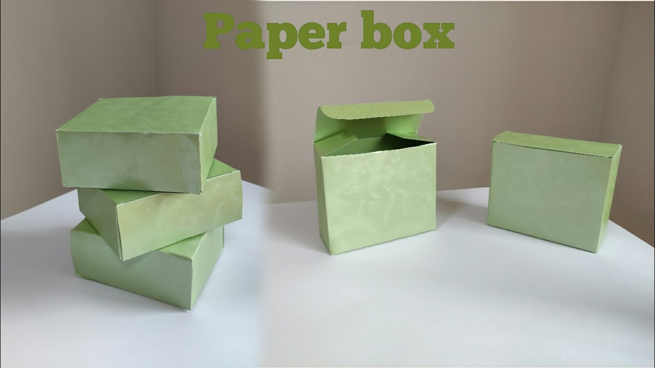DIY Easy Paper packaging box | How to make a paper packaging box | DIY ...