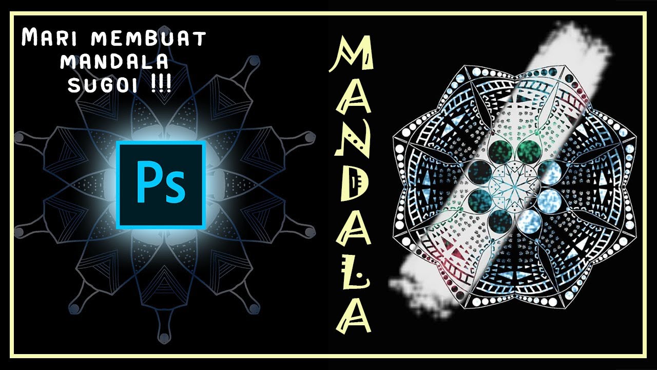 Cara Membuat Mandala di Photoshop | Mandala Art | Tutorial Ps - YouTube