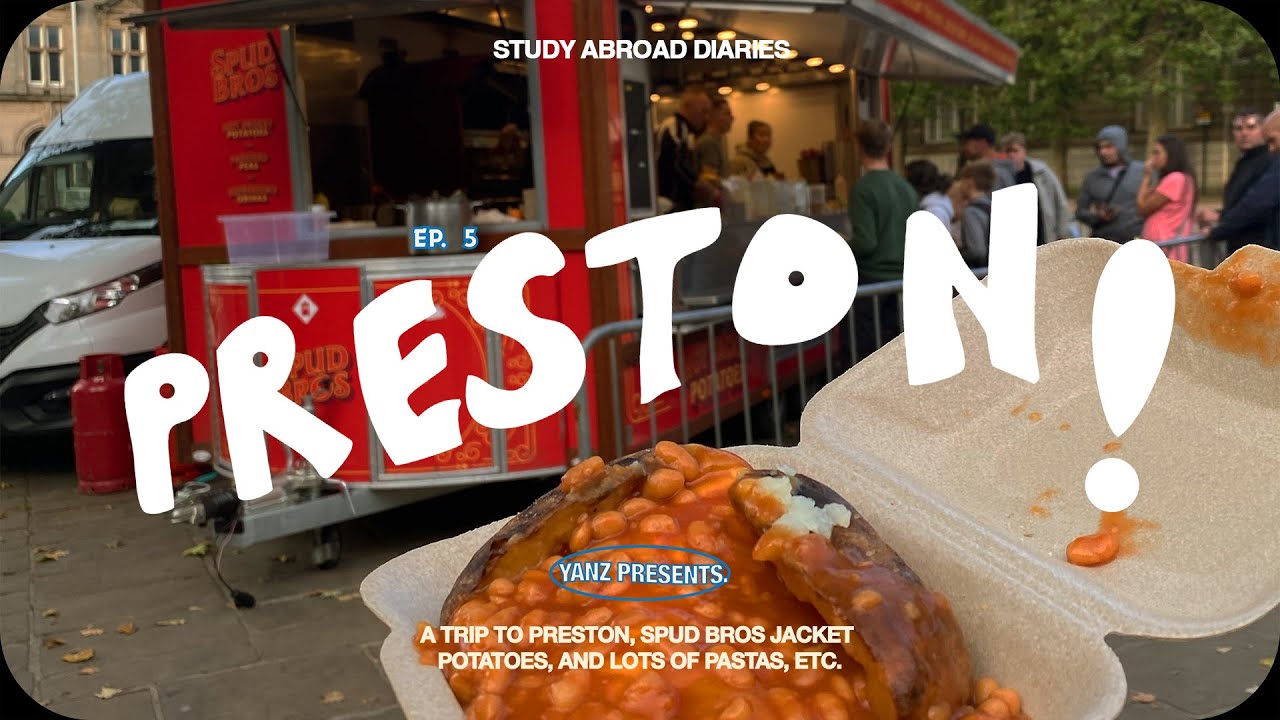PRESTON: spud bros jacket potato and lots of pastas! - YouTube