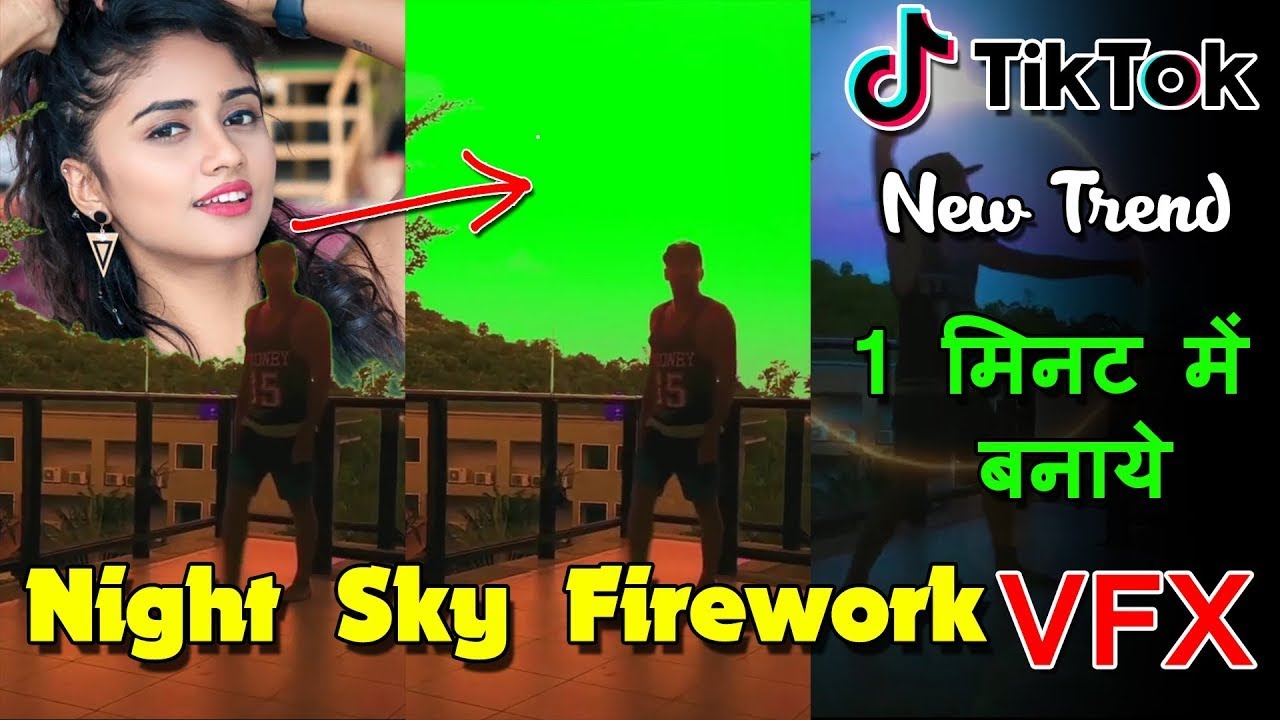 Tiktok New trend night sky fireworks || night sky firework, how to make ...