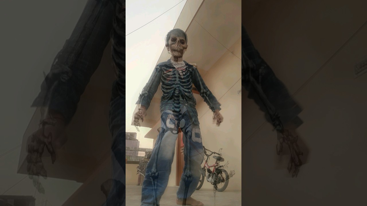 transforming into a skeleton #viral #shorts - YouTube