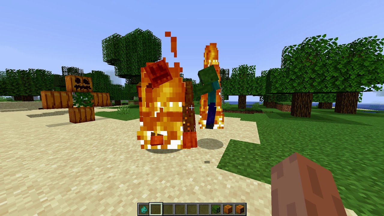 Pumpkin Golem - Test Video - YouTube