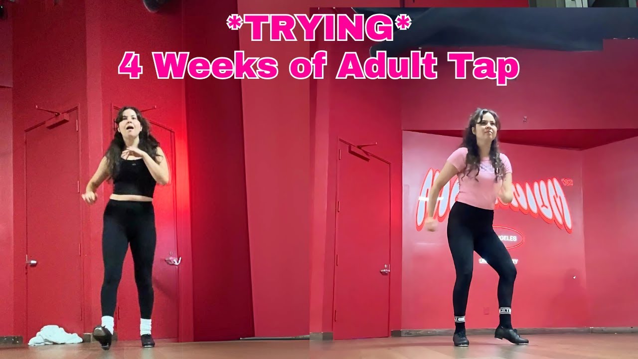 Progress of Tap Dancing Every Week for a Month - YouTube