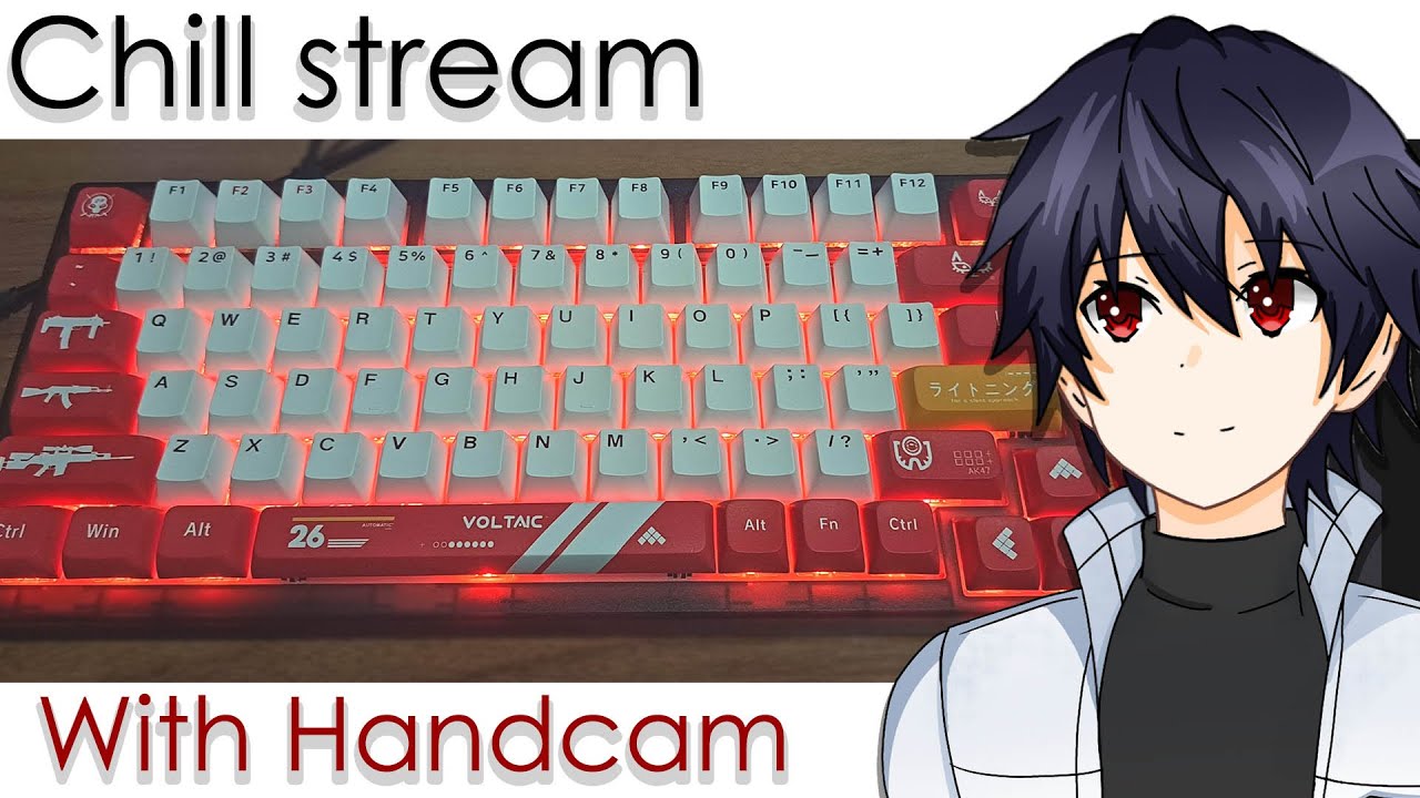 [Handcam] Chill stream typing/mashing keys - YouTube