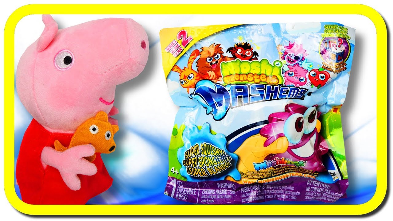 Moshi Monsters Mashems Blind Bags und Peppa Wutz Pig Spielzeug Deutsch ...