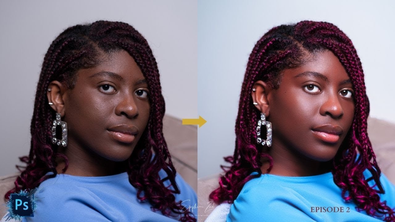 HIGH END PROFESSIONAL RETOUCH -- PORTRAIT RETOUCH - YouTube