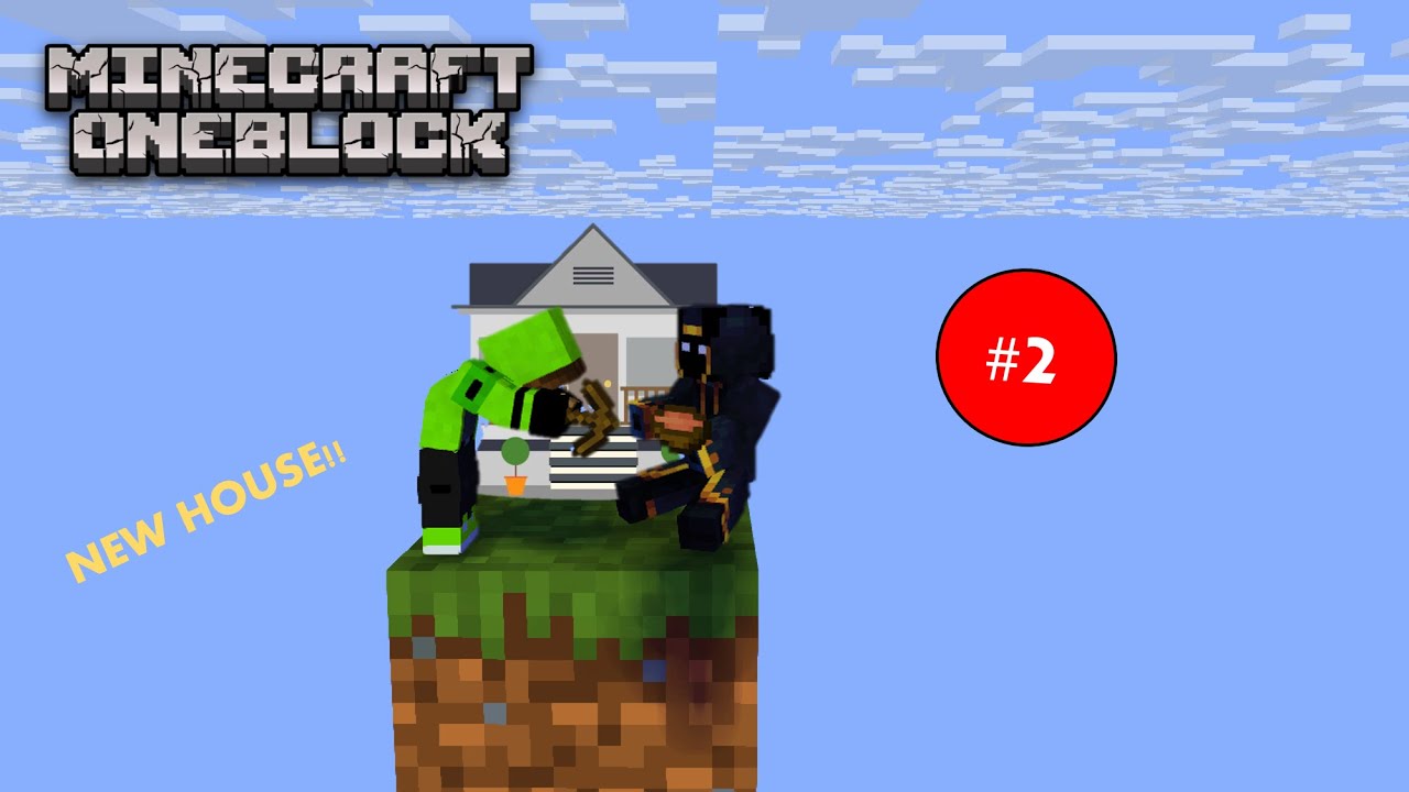 We Made A NEW HOUSE In Minecraft OneBlock | Ep 2 | Oneblock | Minecraft - YouTube