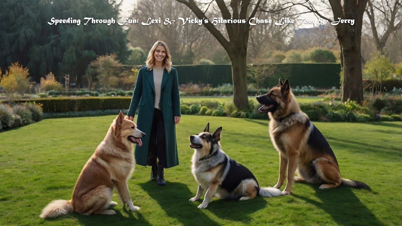 “🐾 Speeding Through Fun: Lexi & Vicky’s Hilarious Chase Like Tom ...