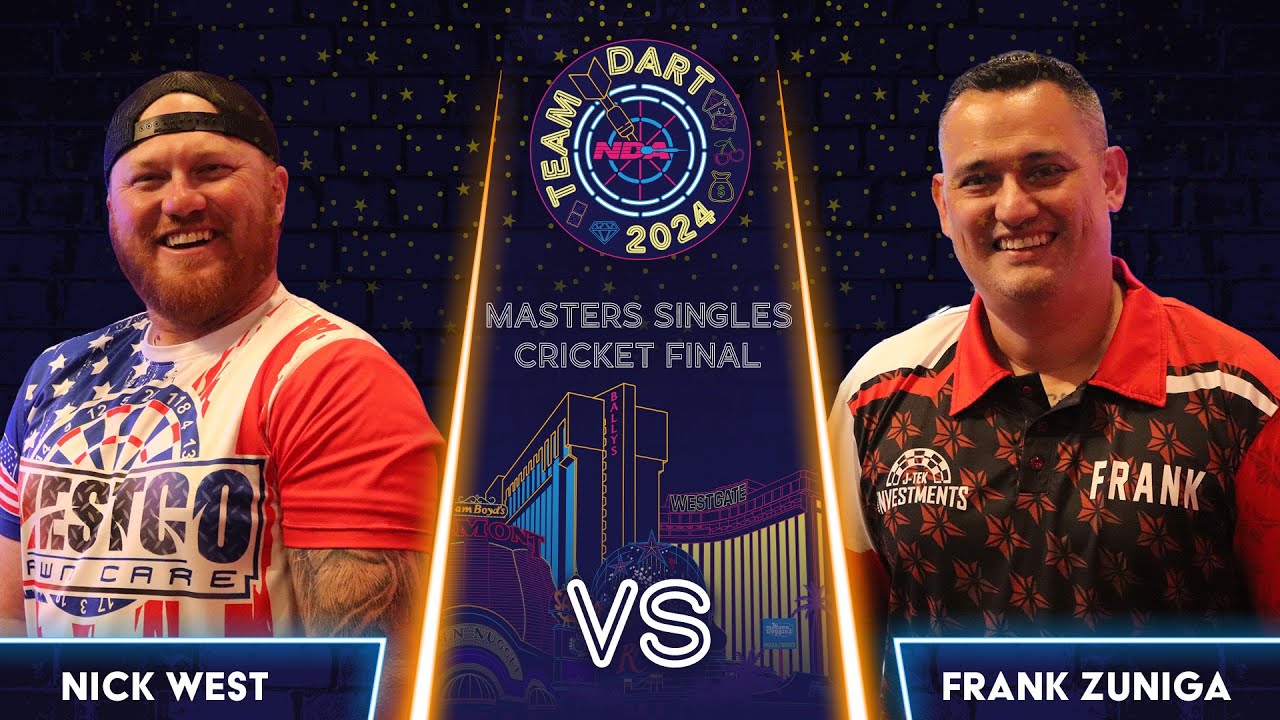 Nick West vs Frank Zuniga | Masters Cricket Final | NDA Team Dart - YouTube