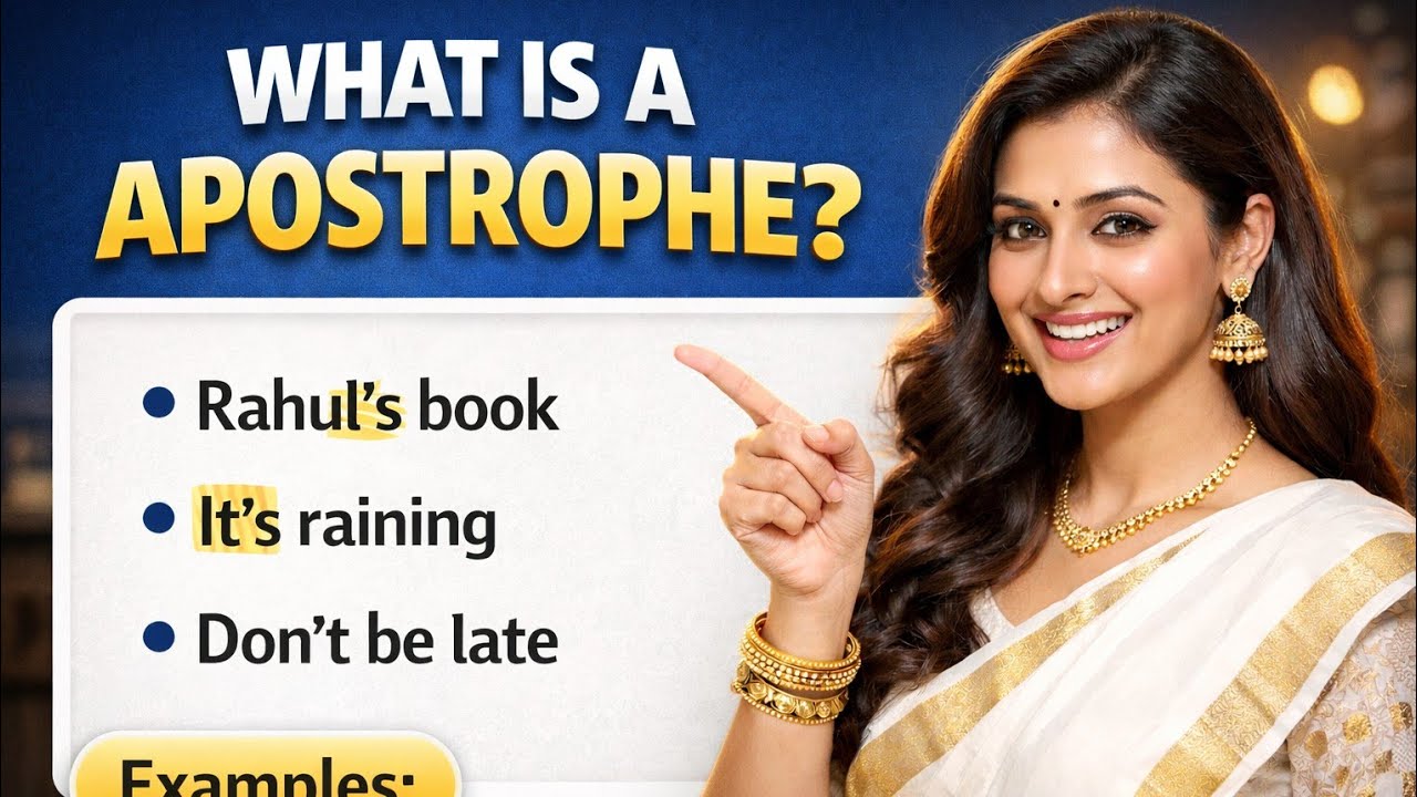 What is an Apostrophe? | Apostrophe for Kids with Examples - YouTube