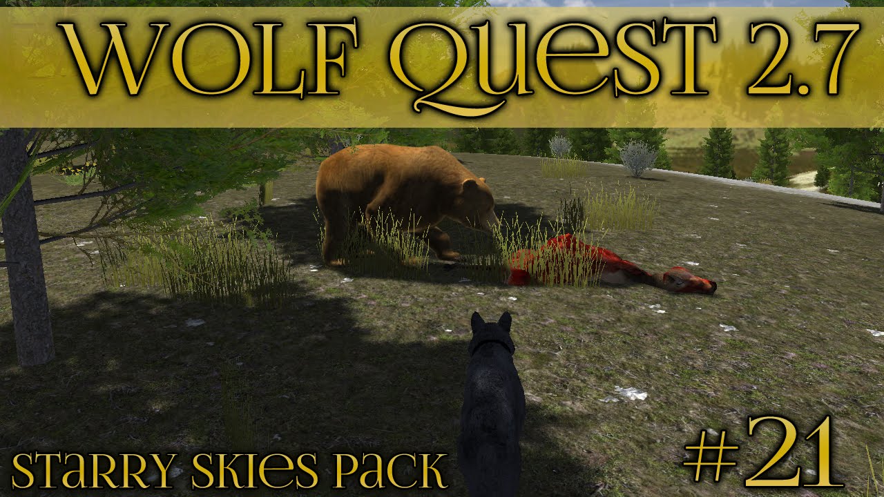 The Bears Invade the Forest!! 🐺 Wolf Quest 2.7 - Starry Skies Pack 🐺 ...