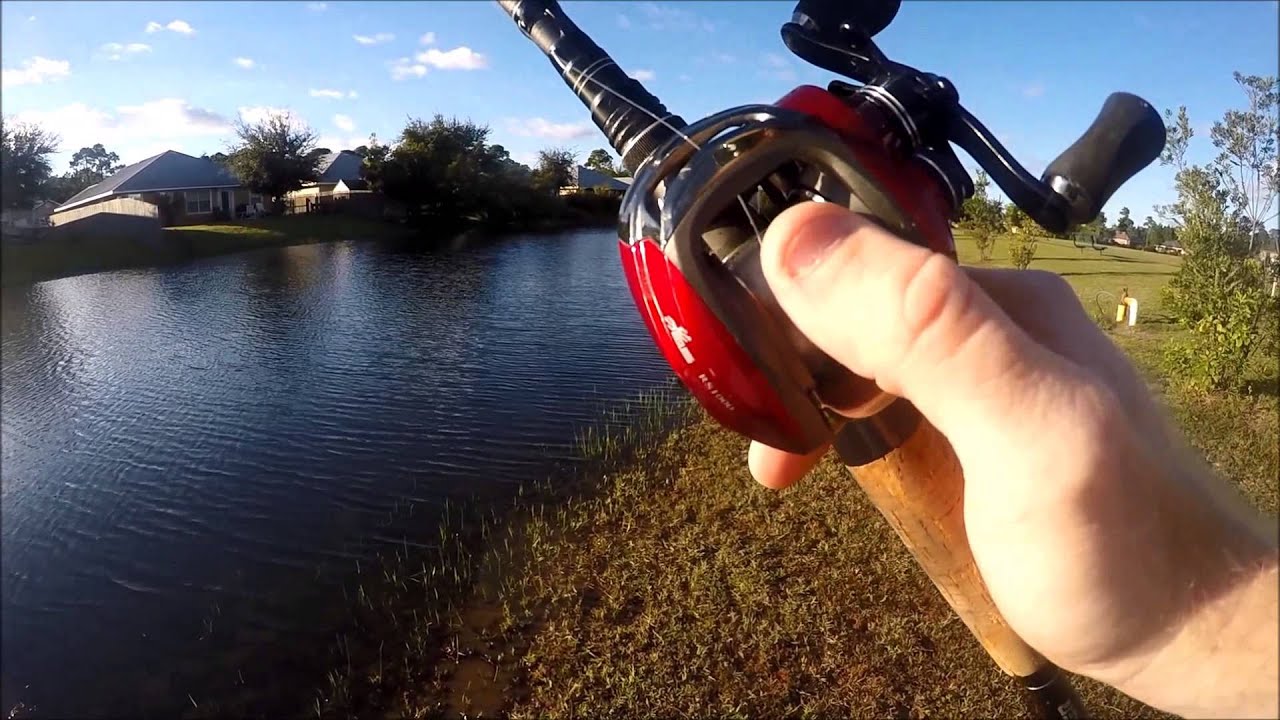 Bass Fishing Small Pond - KastKing reel and rod combo special. - YouTube