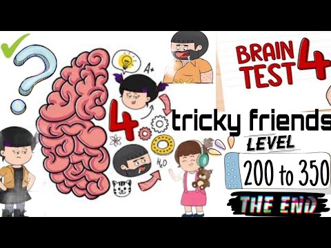 Brain test 4 level 201 to 350 finished 🏁 | the end Brain test 4 tricky ...