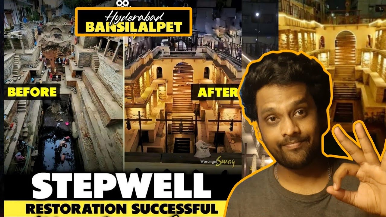 Bansilalpet stepwell in Hyderabad Telangana | PM highlights restoration ...